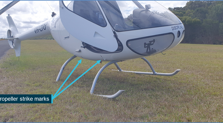 Aerobatic aircraft crashed into back of hovering G2 helicopter ...