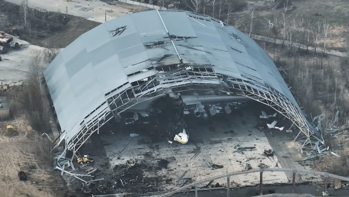 Drone footage of destroyed Antonov AN-225 revealed – Australian Aviation