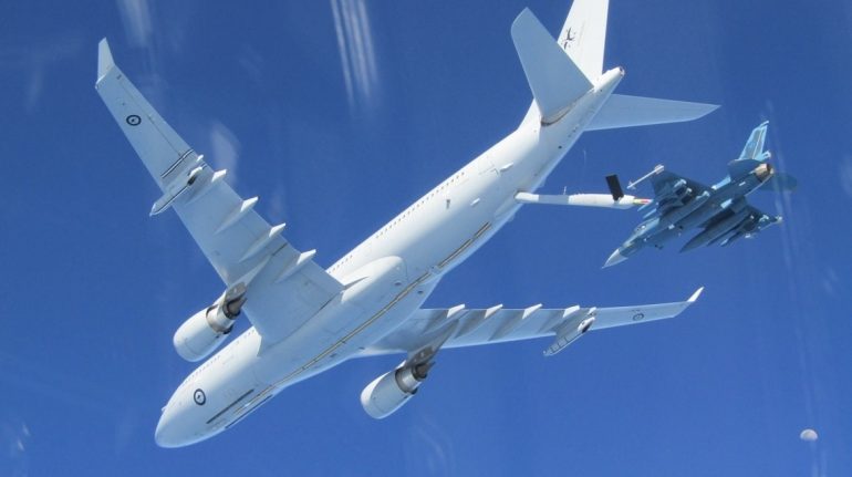 In pictures: RAAF KC-30A refuels Japanese F-2 in mid-air – Australian ...