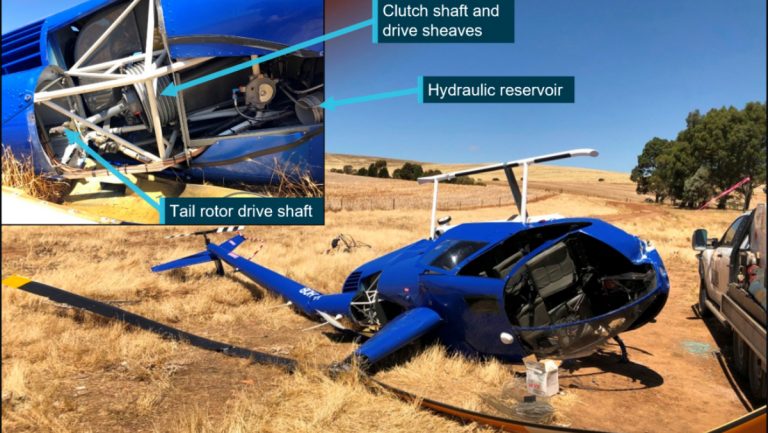Pilot walks away uninjured after R44 crashes on its side – Australian ...