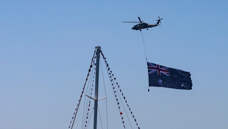 Photos and video as F-35 and Seahawk mark Australia Day – Australian ...