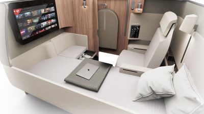 Video: See inside Project Sunrise first-class cabin on A350-1000s ...