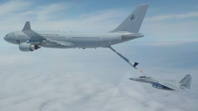 RAAF refuels with Japanese F-15J Eagles – Australian Aviation