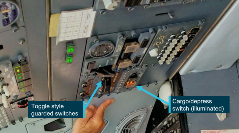 737 freighter failed to pressurise after ‘unauthorised use’ of safety ...